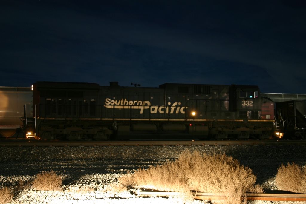 A pure Unpatched SP AC4400CW pushes a coal train